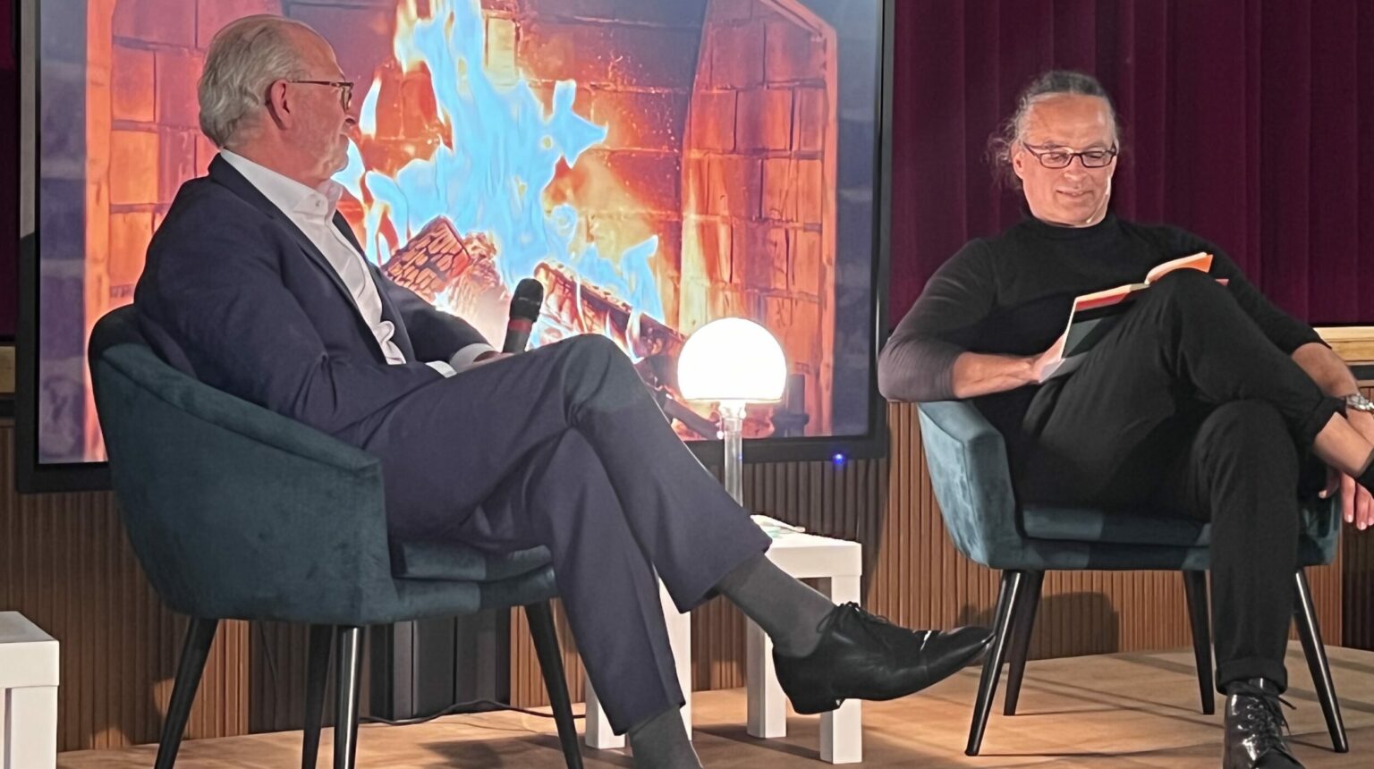 Hillen & Kaehlbrandt – Autoren unter sich, vor dem Kamin!
